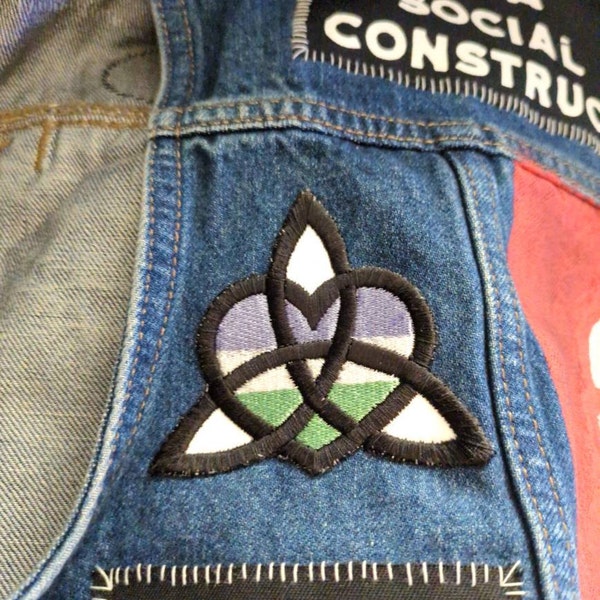 Asexual Ace Pride Pentacle Sew on Embroidered Patch - Etsy