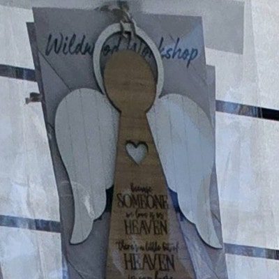 Memorial Angel SVG, Laser Cut Angel, Laser Cut File, Glowforge File ...