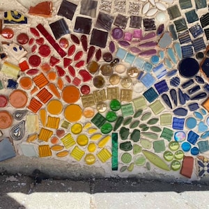 Mosaic Tile Bulk Rejects Lot Glass and Ceramic Mosaic Tiles 2lbs Mosaic ...