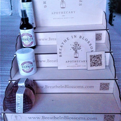 Customizable Laser Engraved Peg Display Stand, Great for Keychains and ...