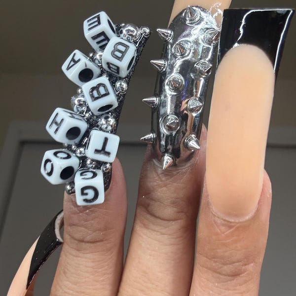 Houndstooth Distorted Plaid Patterns Nail Art Stamping Template Plates ...