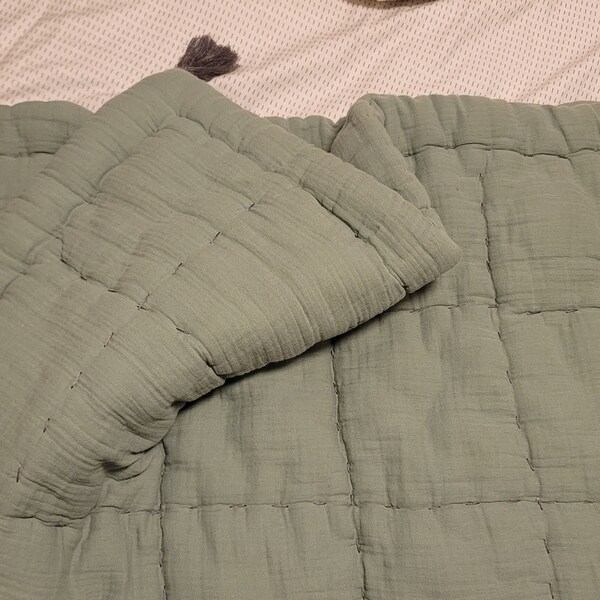 Muslin Baby Play Mat 10 Different Color , Soft Cotton Baby Play Mat ...