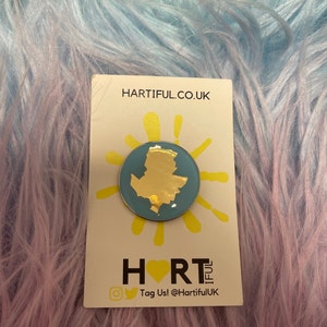 Personalised Pick Your Text/shape Circle Enamel Pin - Etsy