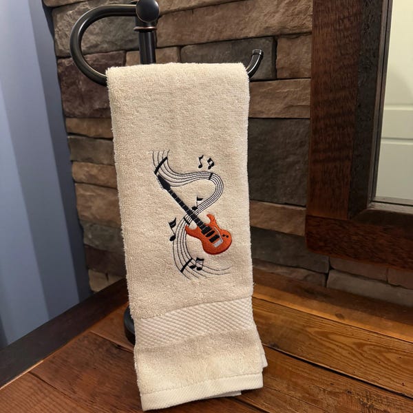 Lotus Towel - Flower Towel- Embroidered Towel - Hand Towel -bath Towel ...