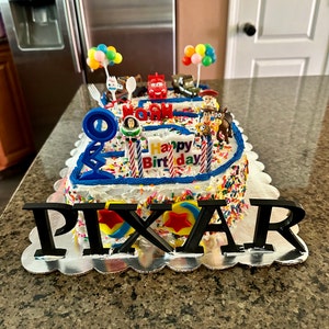 Pixar Playable Set 3D Printed Logo Pretend Play Pixar Letters Luxo Lamp ...