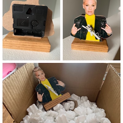 Dwayne Johnson the Rock Clock - Etsy