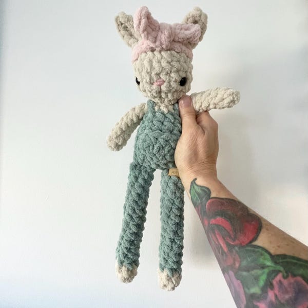 Plush Beth Bunny Mermaid Tail Mod CROCHET PATTERN fable Collection - Etsy