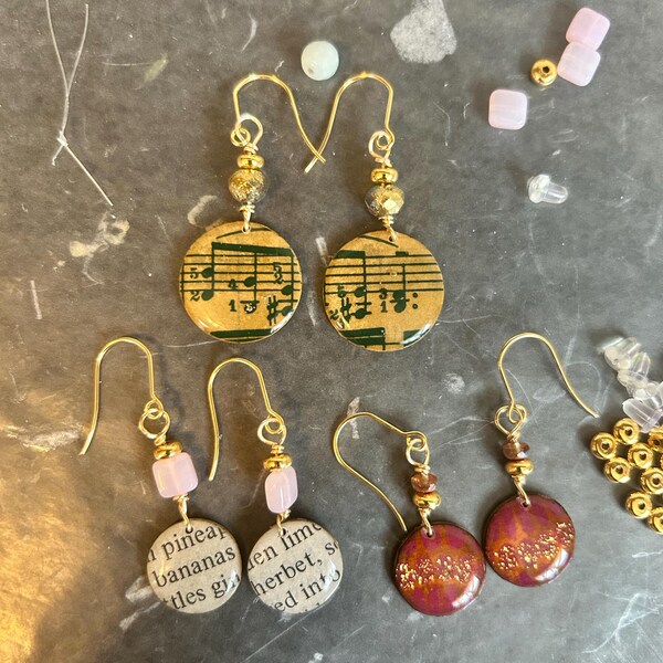 174PCS a Set of Brass Earring Accessories-each One is 6pcs-designer ...