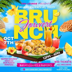 Editable Menu Template, Caribbean Restaurant E-menu, Printable Menu ...