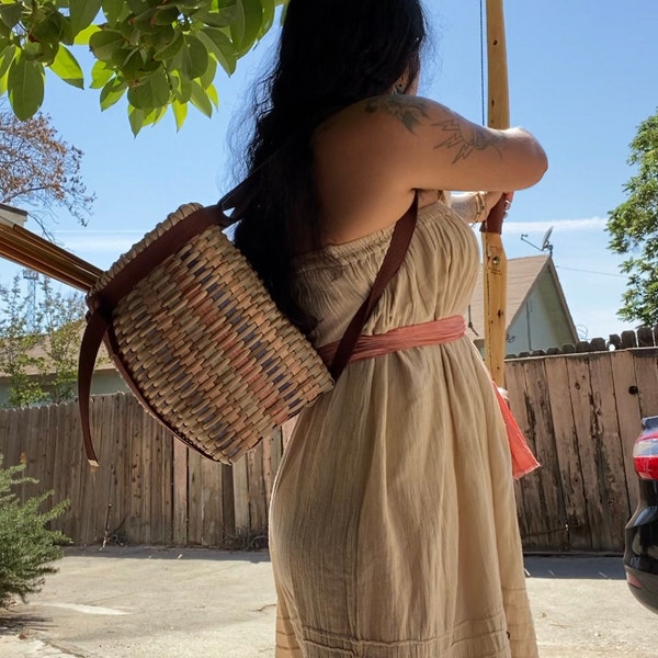 Handwoven Backpack Basket for the World Traveler - Etsy