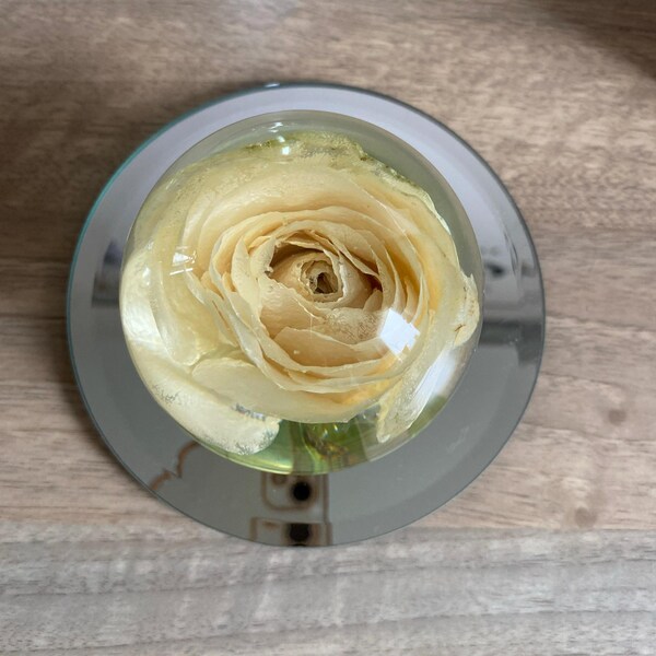 Flower Bouquet Preservation Resin Bird Robin Memorial Keepsake Wedding ...