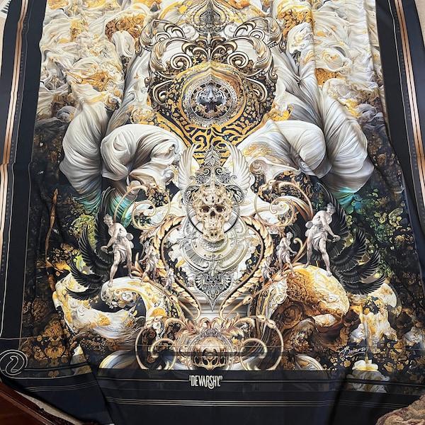 Baroque Dragon Suitcase Decorative Travel Luggage Carry-on Suitcase ...