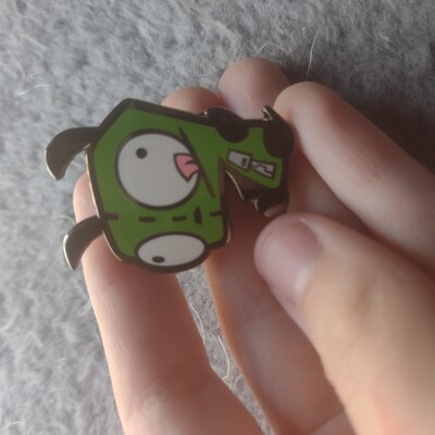 Invader Zim-gir Enamel Pin for Clothes, Backpacks and More - Etsy
