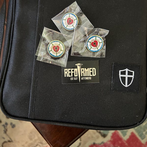 Protestant Reformation Luther Rose Pin, Confirmation Gift - Etsy