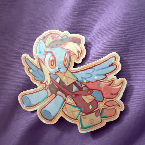 Mail Pony Vinyl Sticker - Etsy