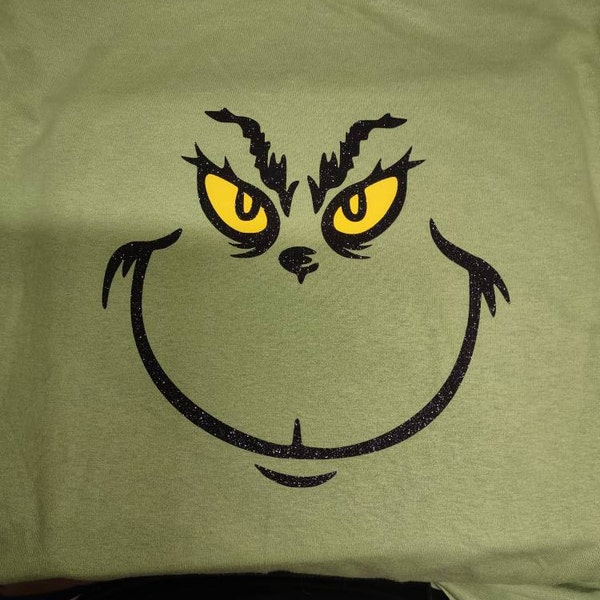 Grinch Face Svg | Grinch SVG | Grinch Face Silhouette | Grinch Smile ...