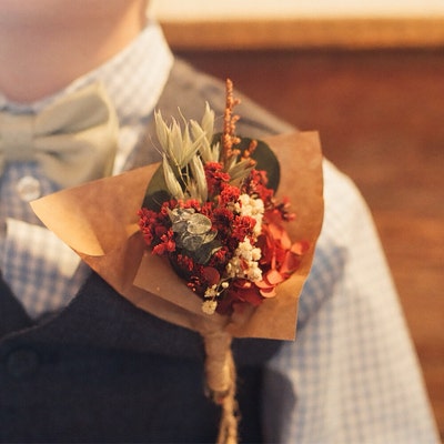 Bridal Bouquet Nightfall Wedding Bouquet Boho Dried Flower Bouquet ...