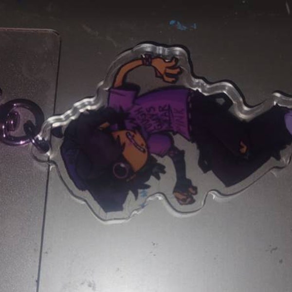 Regretevator Infected Keychain - Etsy