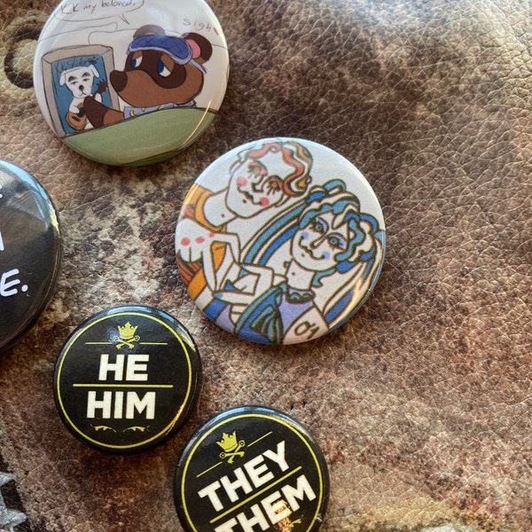 4 Pack Retro Style Jerma Button Pins ( 37 Mm ) - Etsy