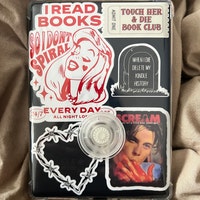 Ghost Book Sticker Smut Sticker Halloween Sticker Spooky Book Sticker ...