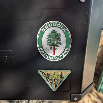 Sequoia National Park California General Sherman Tree Vinyl Decal 2.75 ...