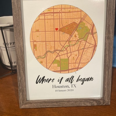 First Home Digital Print Home Map Digital Download New Home Owner Gift ...