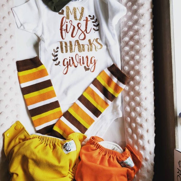 My First Thanksgiving, Baby Girl Thanksgiving Shirt, Thanksgiving ...