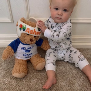 Doc Band Baby Helmet Bear Graduation Shirt, Cranial Band Decal ...