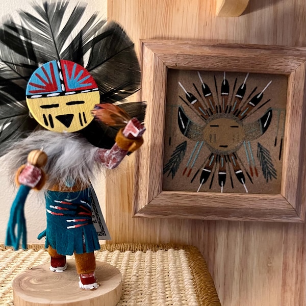 Museum Quality Traditional Hopi Chasing Star (nangasohh) Kachina/made ...