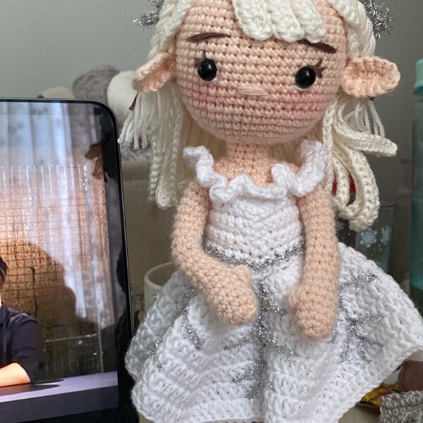 Snowflake Elf Amigurumi Doll Pattern - Etsy