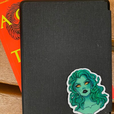 Holographic Medusa Sticker, Vinyl Sticker, Mythology, Fantasy Sticker ...