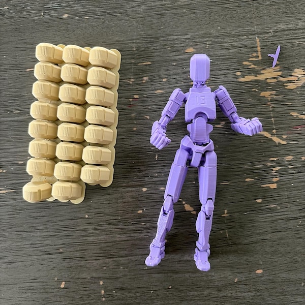 3d Printed Dummy 13 Articulating Action Figure ASSEMBLY REQUIRED - Etsy