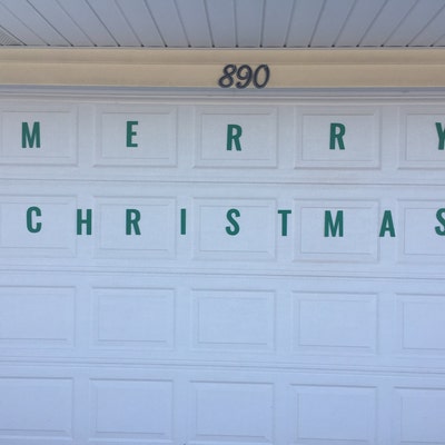 Giant Magnetic Alphabet Garage Letters - Etsy