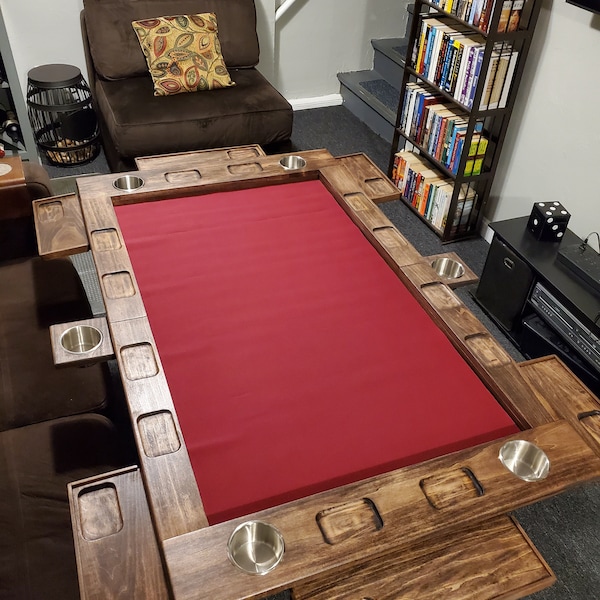 Board Game Table Topper With Added Shelves - Etsy