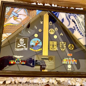 Military Sword Shadow Box Display Case LOCAL Pick up ONLY - Etsy