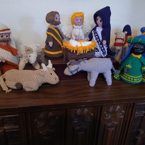 Nativity Knitting Pattern 9 Figures Easy to Knit! - Etsy