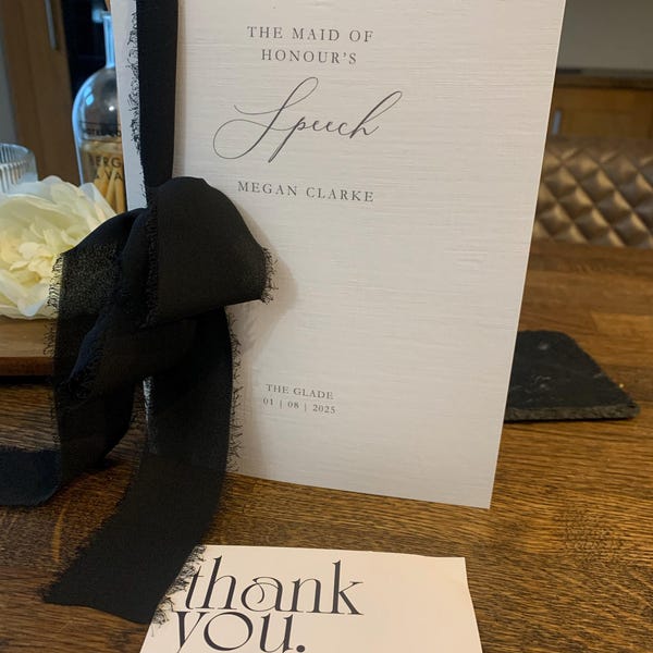 Wedding Menus on Linen Cardstock // Wedding Breakfast, Dinner Menu for ...