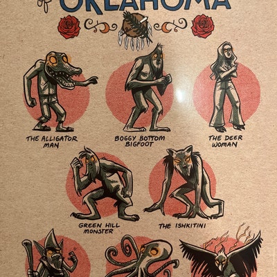 Famous Cryptids of New York 11 X 14 Print - Etsy