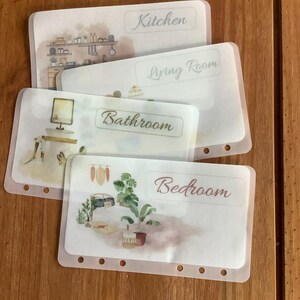 A6 House Vellum Wallets Money Saving Envelopes - Etsy UK