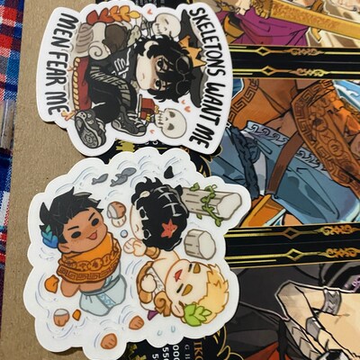 Percy Jackson Nico Di Angelo Skeleton Sticker - Etsy