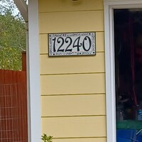 Hand Painted Individual Number Sign Porcelain Sunflower Door - Etsy