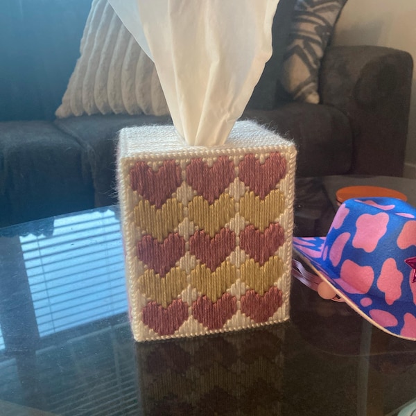 Snowman Tissue Box Cover, Christmas Decoration, Gift for Mom, Winter ...