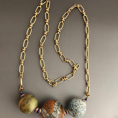 Little Corey Chain, Large Fancy Brass Chain, Station Chain, 22mm, 2FT ...