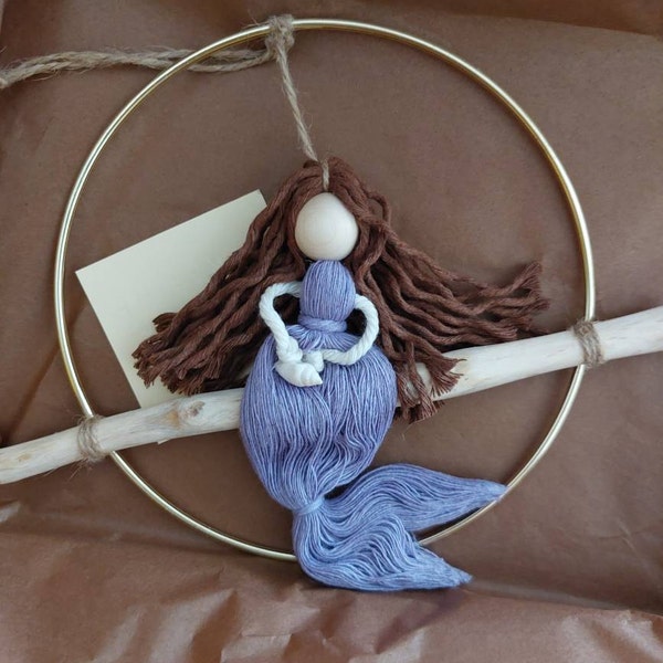 Macramé Mermaids | Fibre Art | Macramé Doll - Etsy