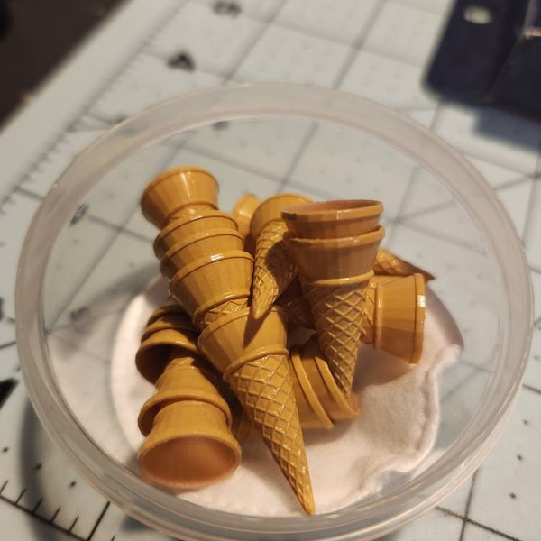 1:6 Scale Miniverse Scale Ice Cream Cones - Etsy