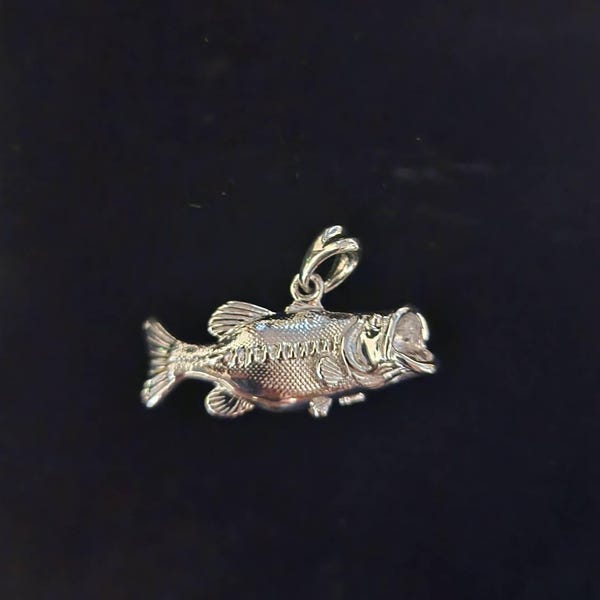 14k Gold Redfish Necklace, Red Drum Fish Pendant With Chain. Jewelry ...