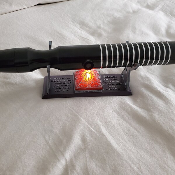 Sith Code LED Lightsaber Display Stand - Etsy
