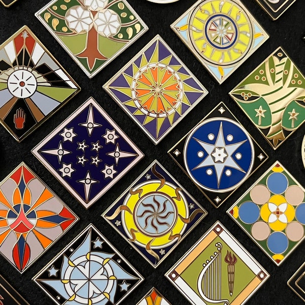 Finrod Felagund Sigil Enamel Pin | the Silmarillion | Lord of the Rings ...