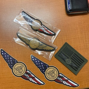 Wings of Gold Patch - Etsy