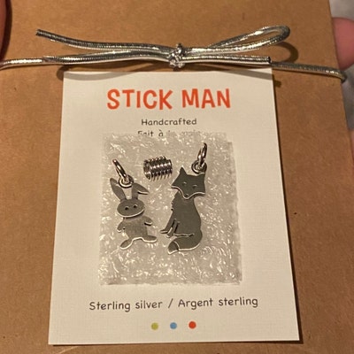 Tiny Fox Pendant / Necklace Sterling Silver - Etsy